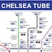 The Chelsea Tube Map | Etsy