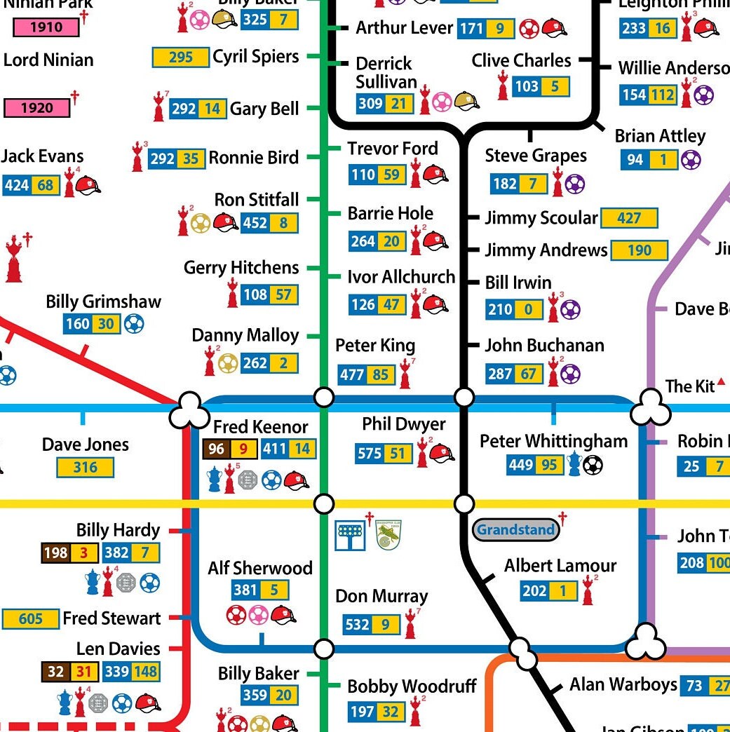 The Cardiff City Tube Map - Etsy UK