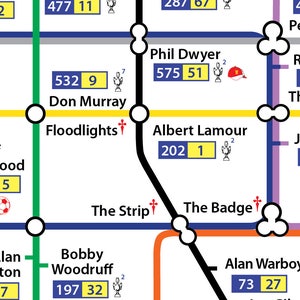 The Cardiff City Tube Map | Etsy