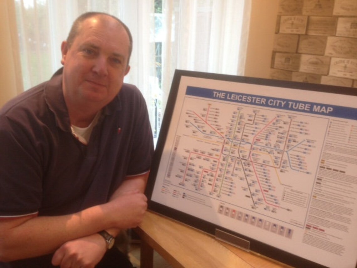 The Burnley Tube Map - Etsy