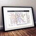 The Fulham Tube Map - Etsy UK