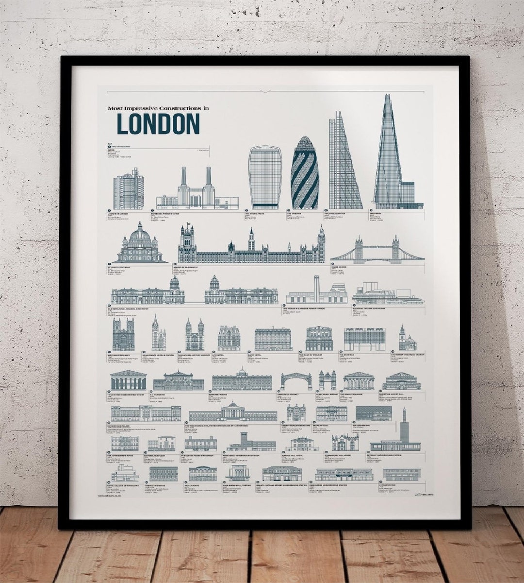 Most Impressive Buildings of London - Etsy