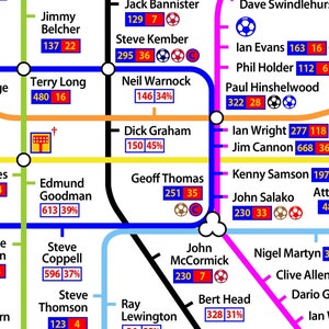 The Crystal Palace Tube Map - Etsy UK