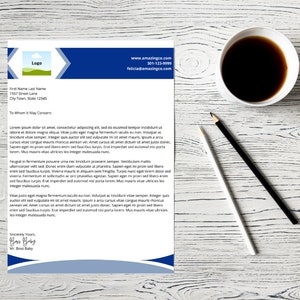 Bold & Beautiful | Striking Letterhead Template - Make an Impact With ...