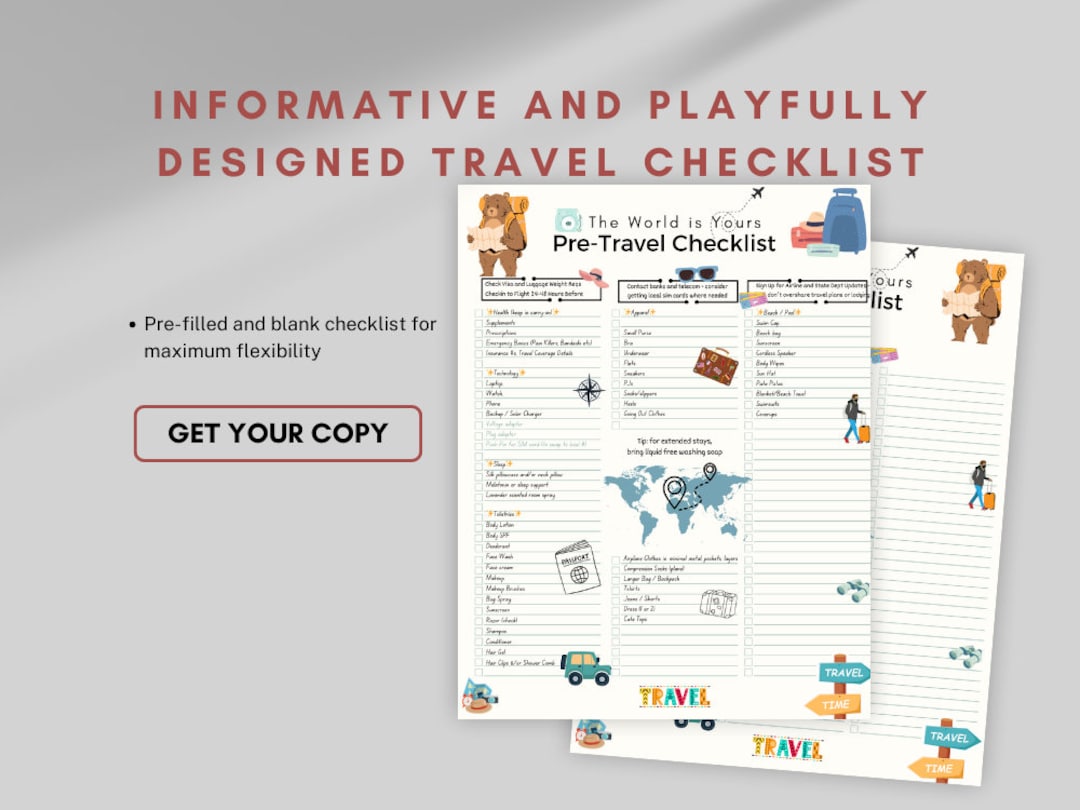 World Explorer's Packing Companion - International | Global Travel ...