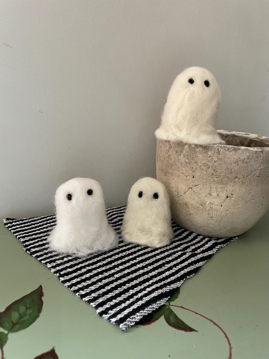 Ghosts Needle Felted Ghost Cute Little Ghost Needle Felt - Etsy