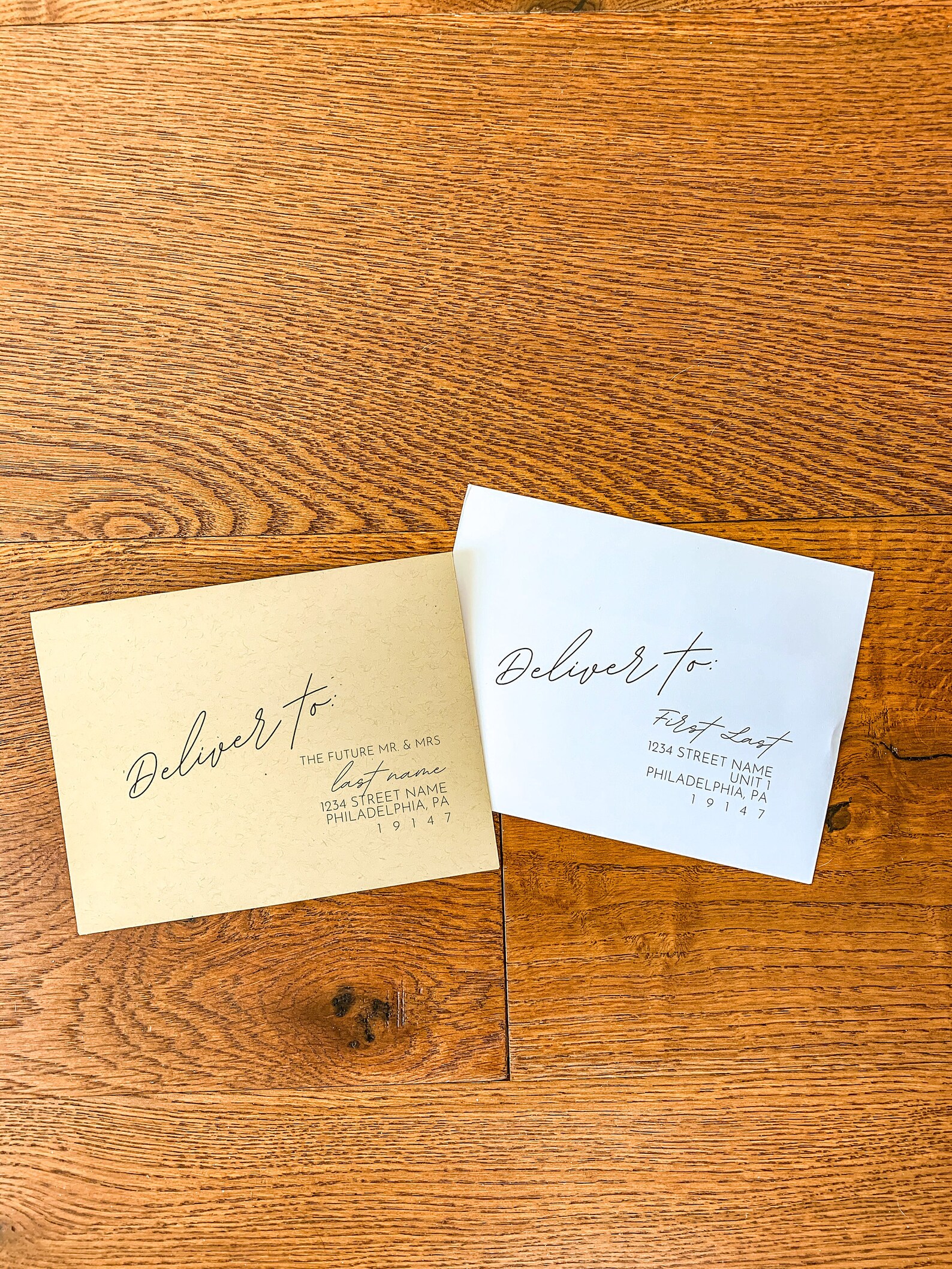 Canva Envelope Address Template Printable Canva Template Editable 