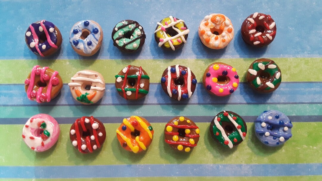 Tiny Donut Magnets - Etsy