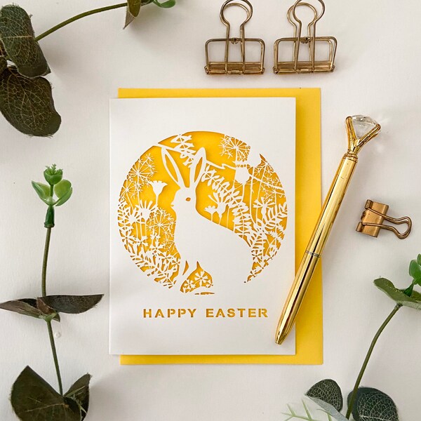 Handmade Easter Card - Etsy