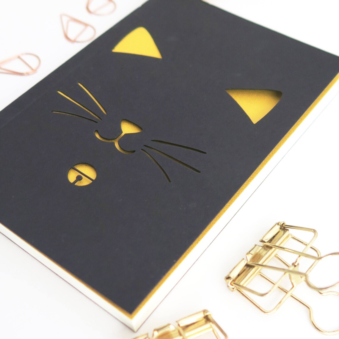 Cat Notebook Gift for Cat Lover Unique Blank Journal Lined - Etsy UK