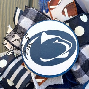 Penn State Wreath, Penn State Football Wreath, Penn State Deco Mesh ...