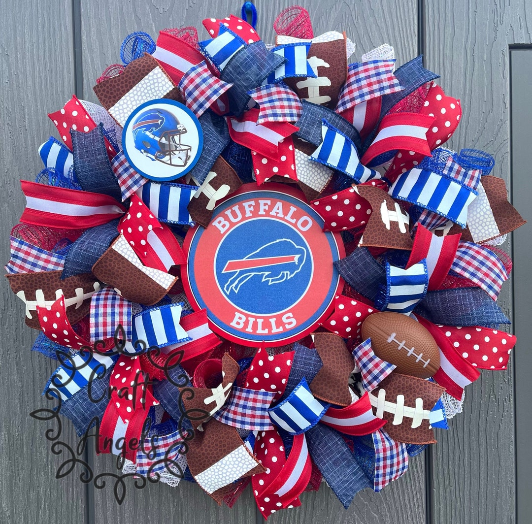 Buffalo Bills, Buffalo Bills Wreath, Football Wreath, Buffalo Bills ...