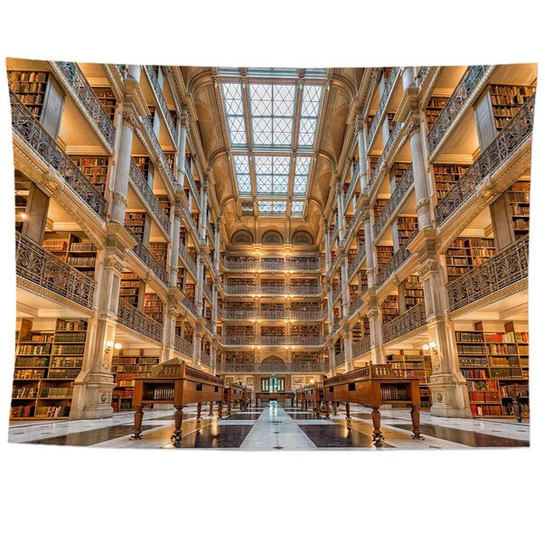 Library Hanging Sign - Etsy