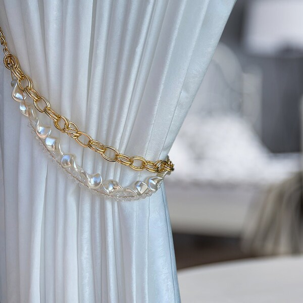 Crystal Tie Back - Etsy