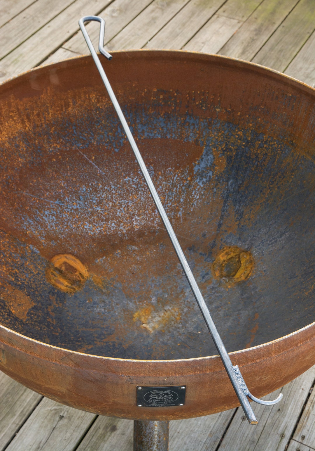 Handcrafted 46" Steel Fire Poker - Etsy