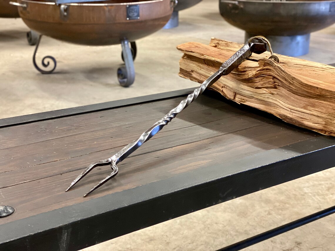 Hand Forged Meat Fork - Etsy