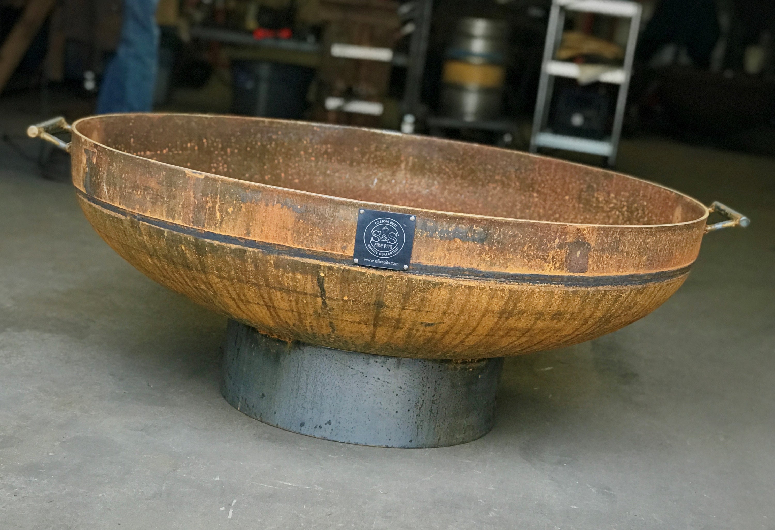 42 Elliptical Short Fire Pit | Etsy