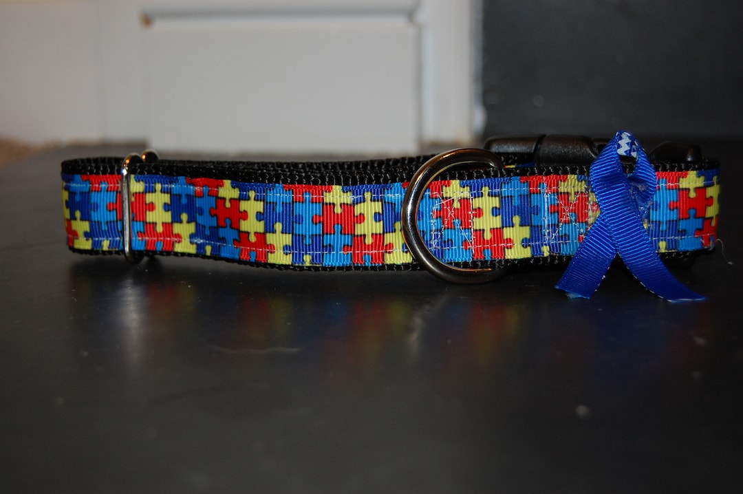 Autism Awareness Dog Collar - Etsy