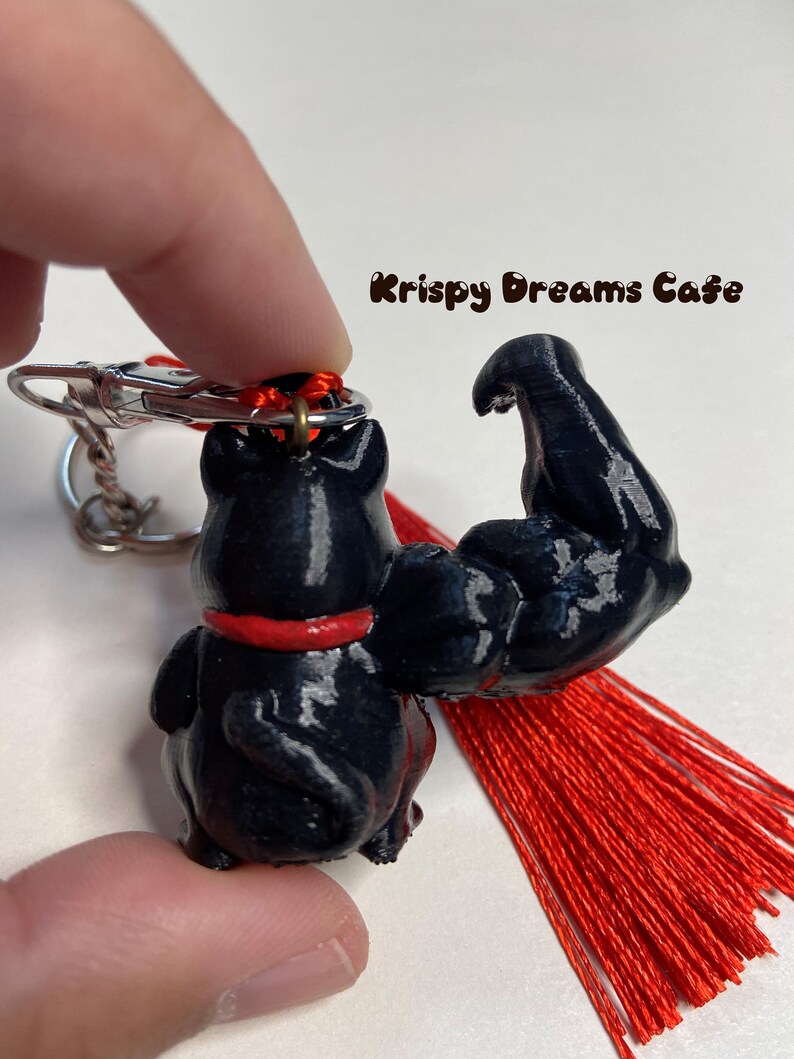 Lucky Cat Buff Muscular White or Gold Handmade Made to Order Lunar New ...