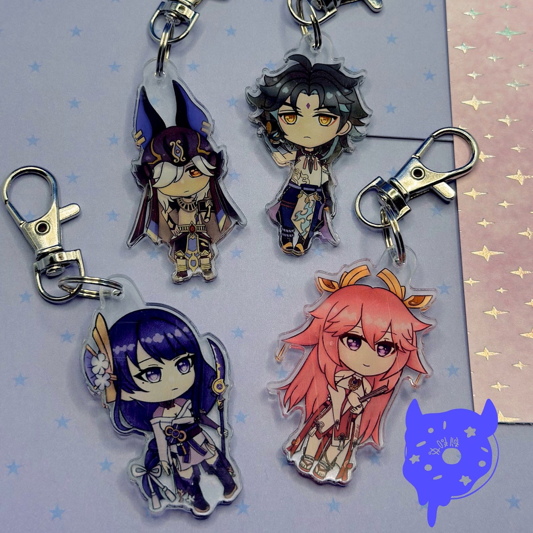 Genshin Impact Set 1| Keychain | Keychains | Charms | Hoyoverse ...