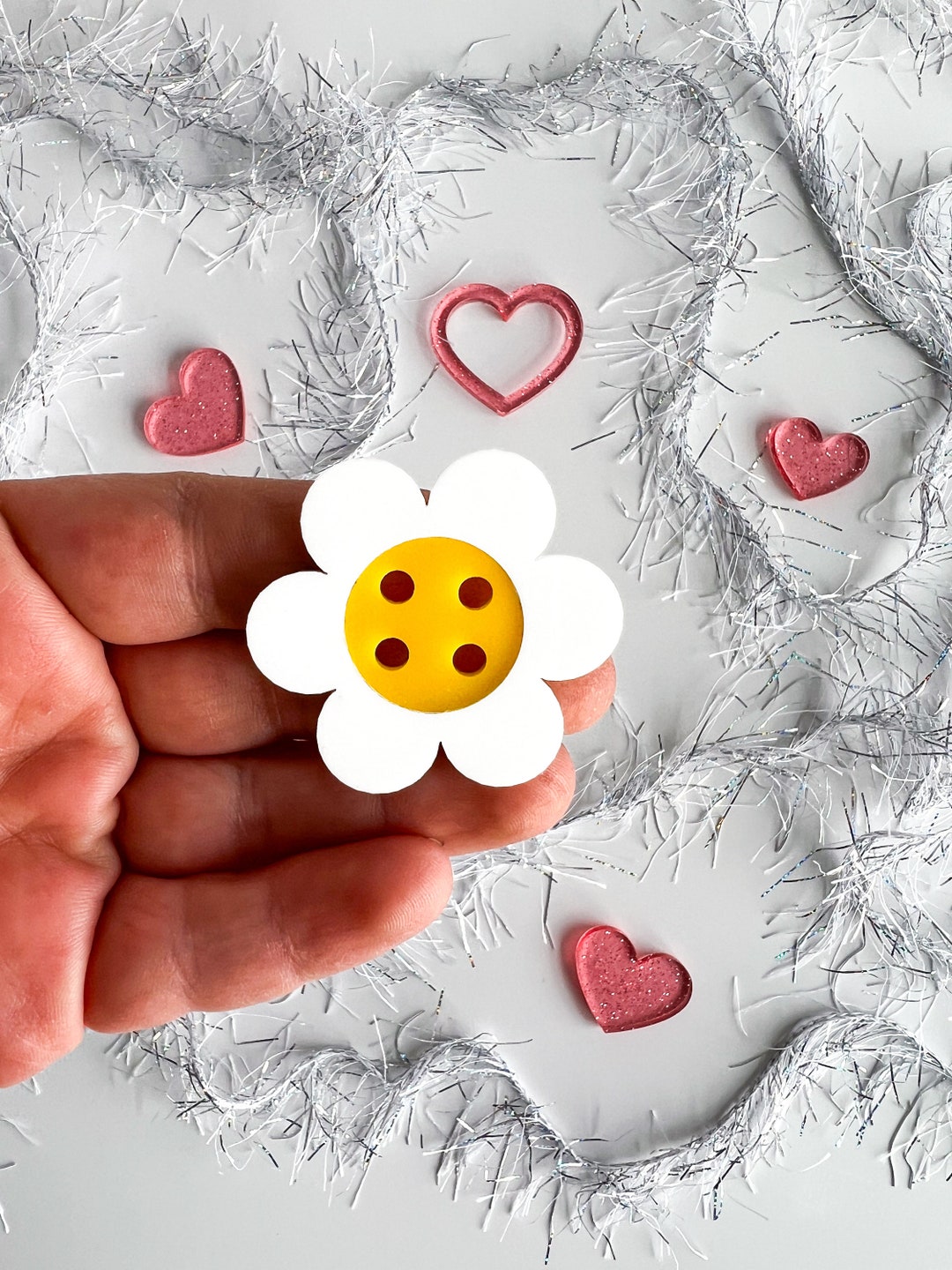 Large Daisy Button Extra Large Button for Knitting Large Tote Bag ...