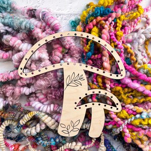 Mushrooms Shape Weaving Loom Shape Loom for Weaving Frame Loom Weaving ...