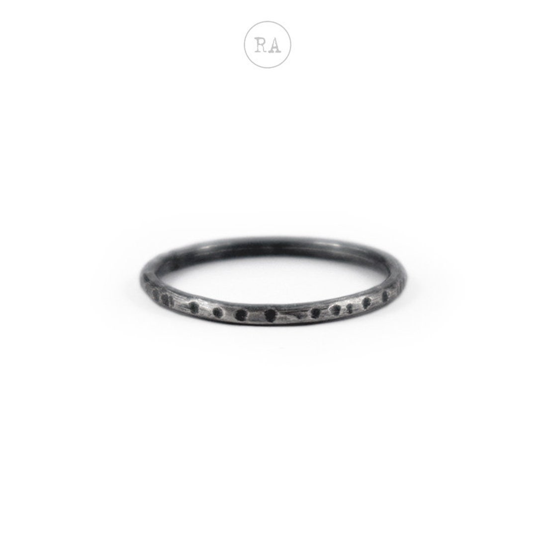 Silver Ring TEXTURE - Sterling Silver Uneven Ring - Any Size Handmade ...