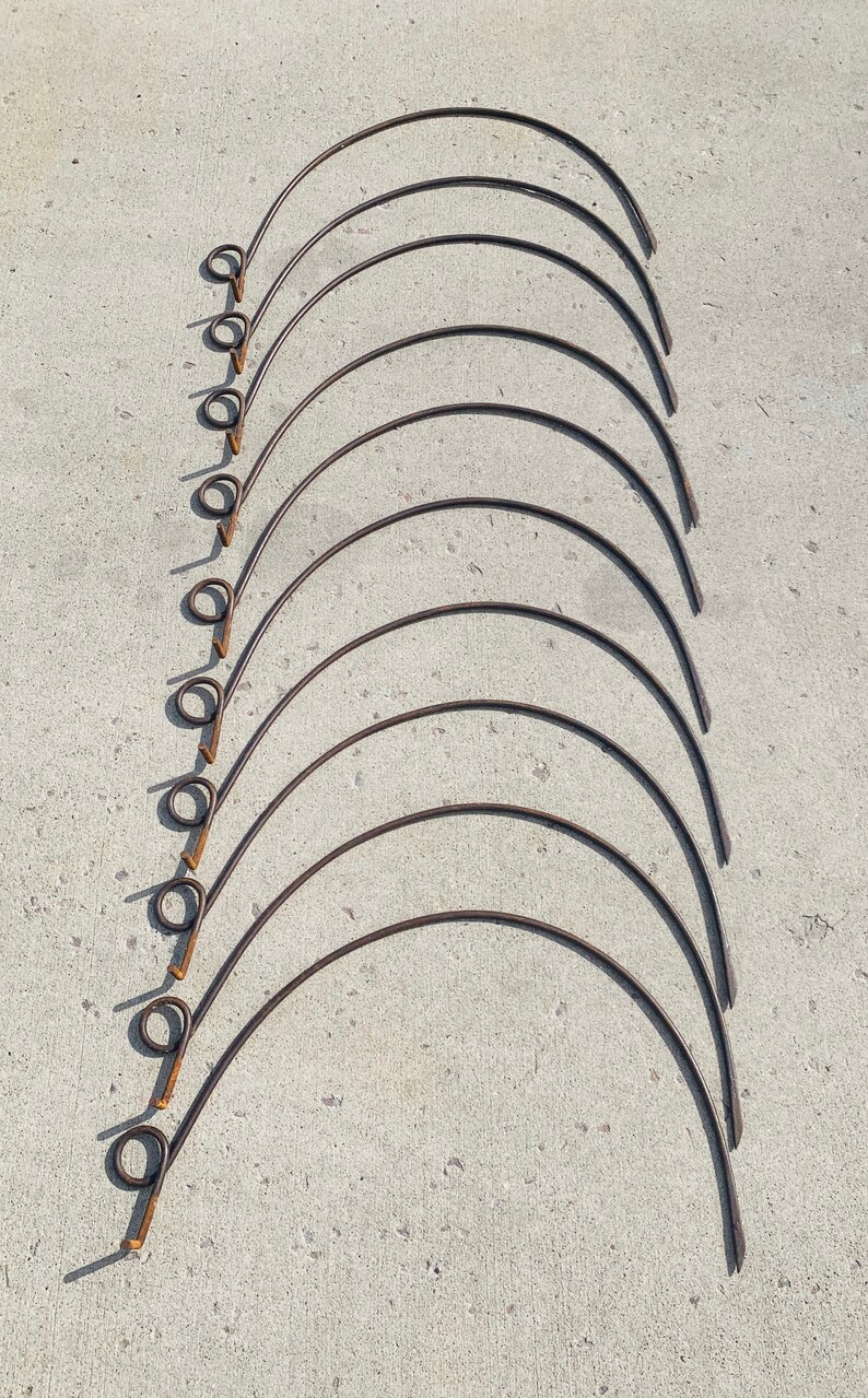 Antique Hay Dump Rake Tines Teeth Farm Equipment Part Steampunk Rust ...