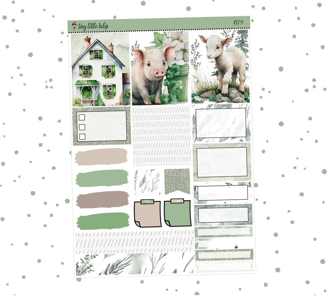 Daily Planning-daily With Journaling-planner Stickers-079 - Etsy