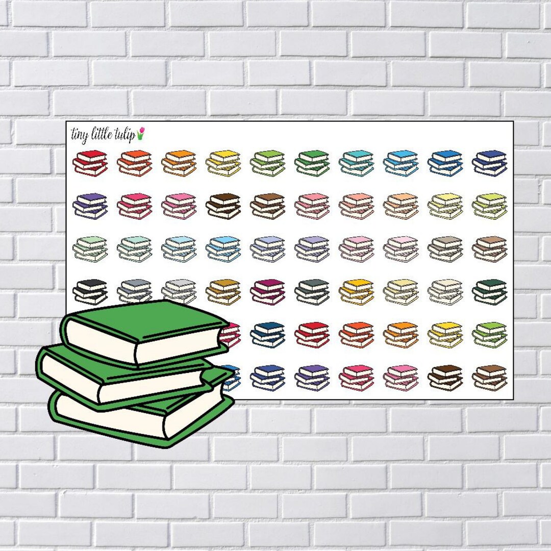 Planner Stickers Books 2 - Etsy