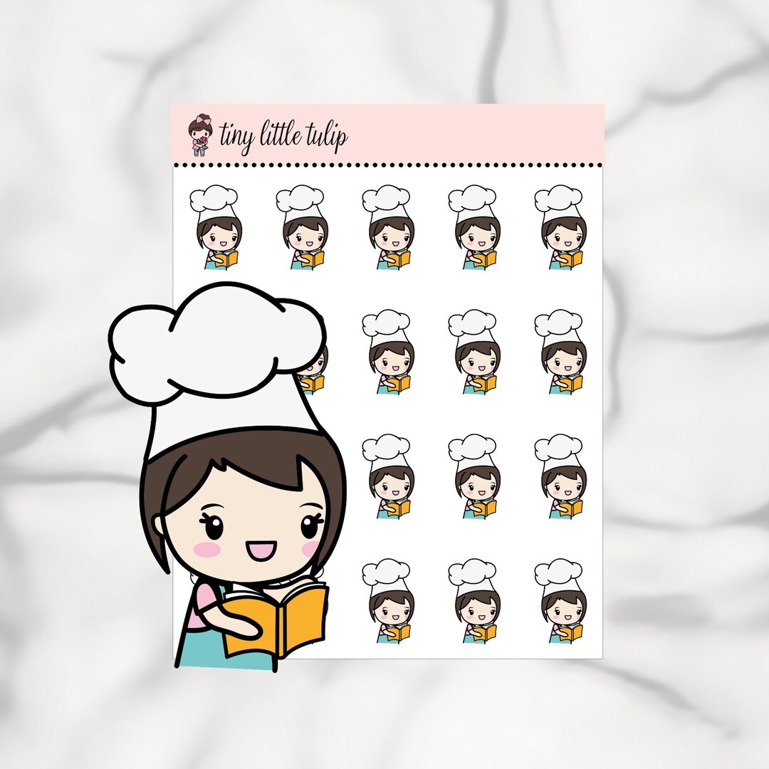 Planner Stickers Planner Girl Cookbook - Etsy