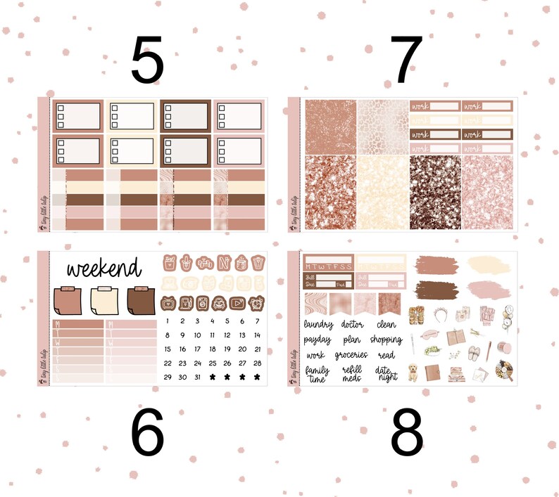 Midnight-standard Vertical Weekly Kit-planner Stickers - Etsy