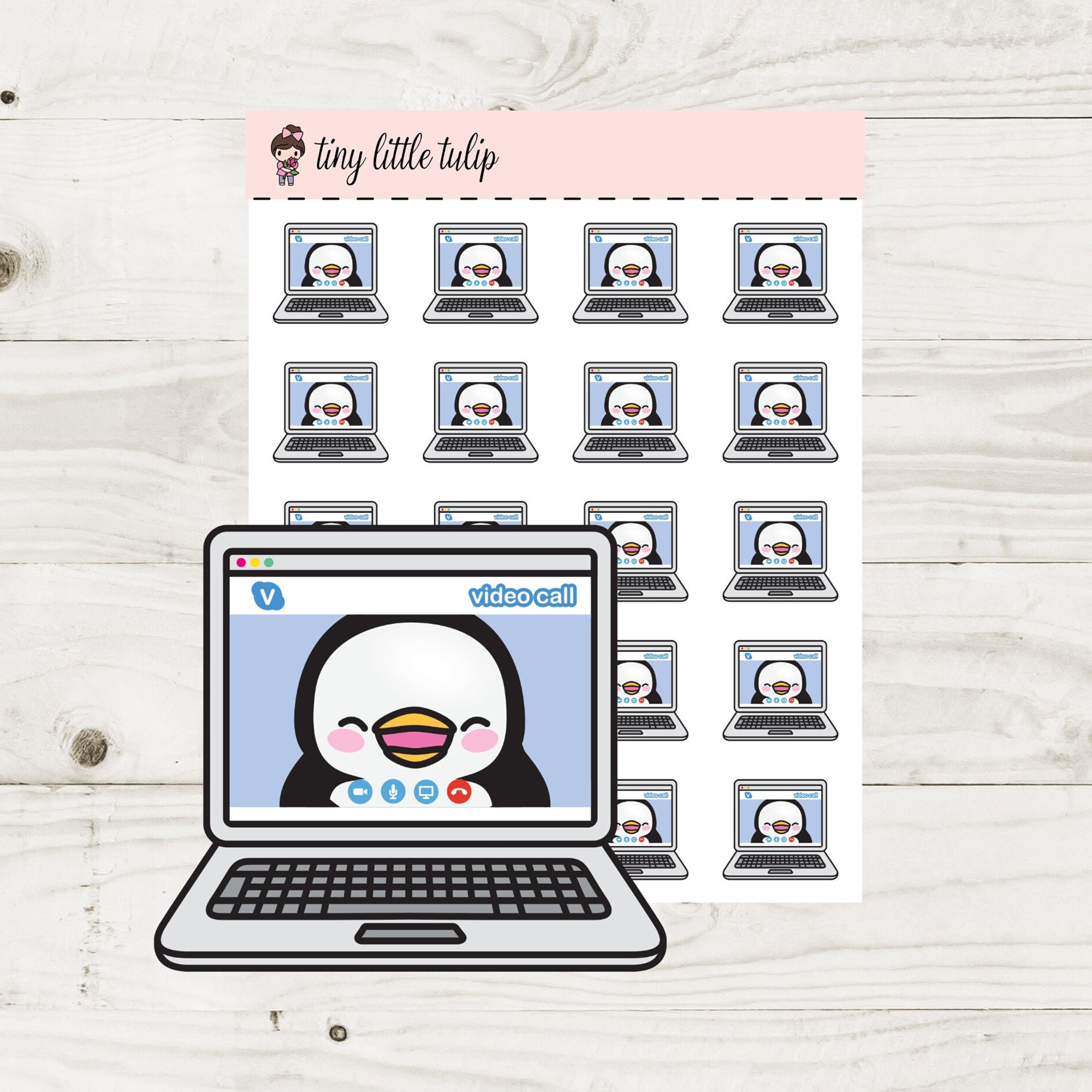 Paper & Party Supplies Stickers Video Call Stickers etna.com.pe