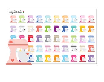 Vinyl Decal for Kitchen Mixer Choose Your Color and Design - Etsy