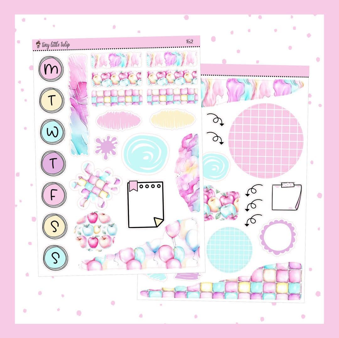 Journaling Kit-planner Stickers-162 - Etsy
