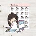 Planner Stickers Planner Girl Pack Orders - Etsy