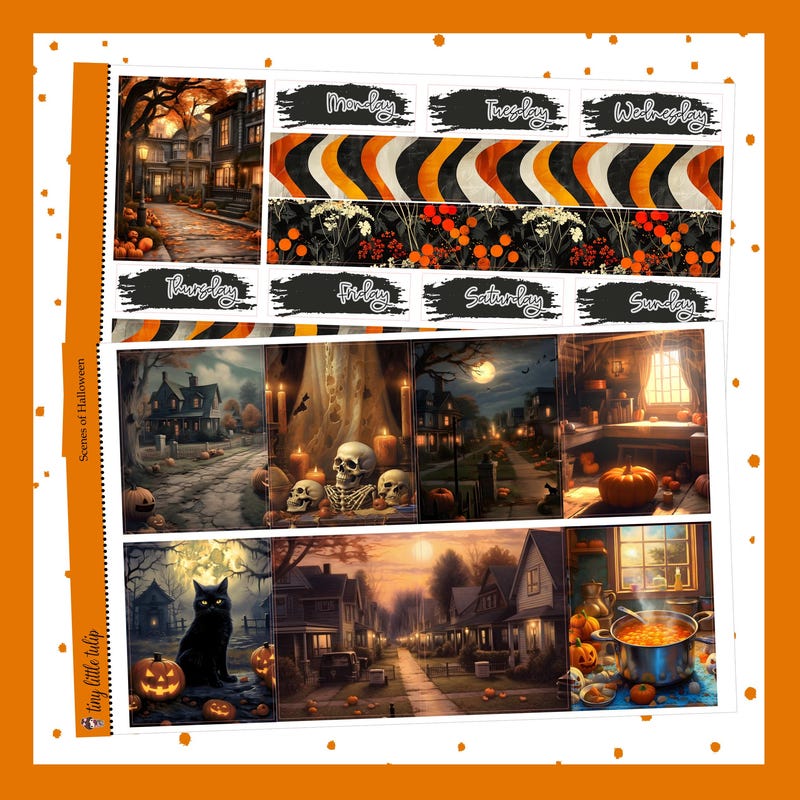 Sticker Scene Halloween - Etsy