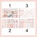 Glam Planner-b6 Weekly Kit-planner Stickers - Etsy