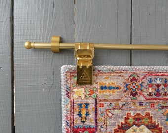Metal Rug Hanger,quilt Hanger ,hardware Set,wall Rug Holder,tapestry ...