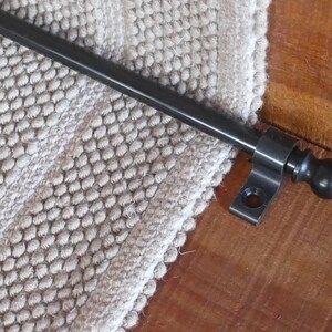 Black Stair Rod,runner Rods,3/8'' Stair Carpet Runners ,hardware Set ...