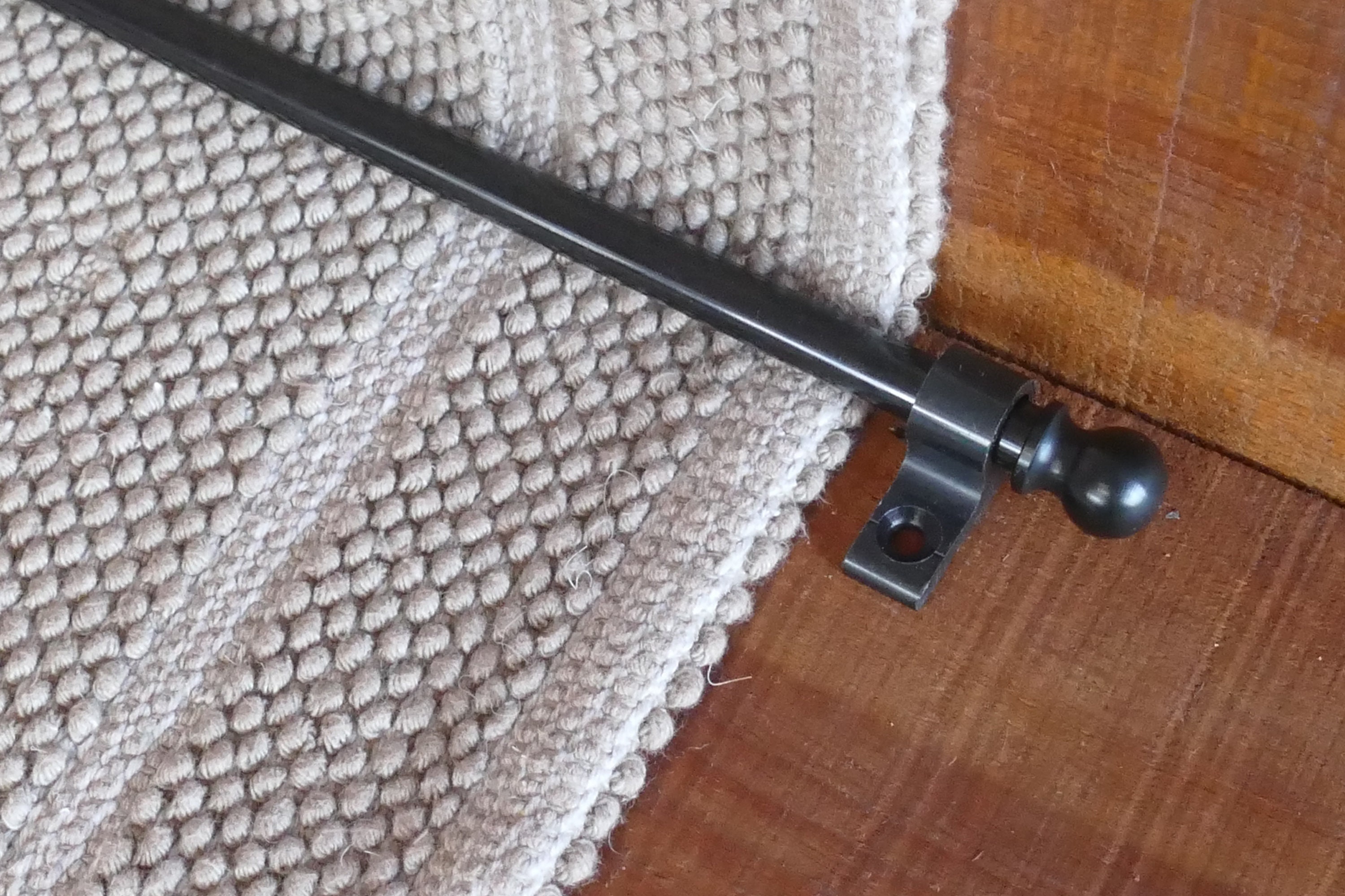 Black Stair Rodrunner Rods3/8'' Stair Carpet Runners - Etsy