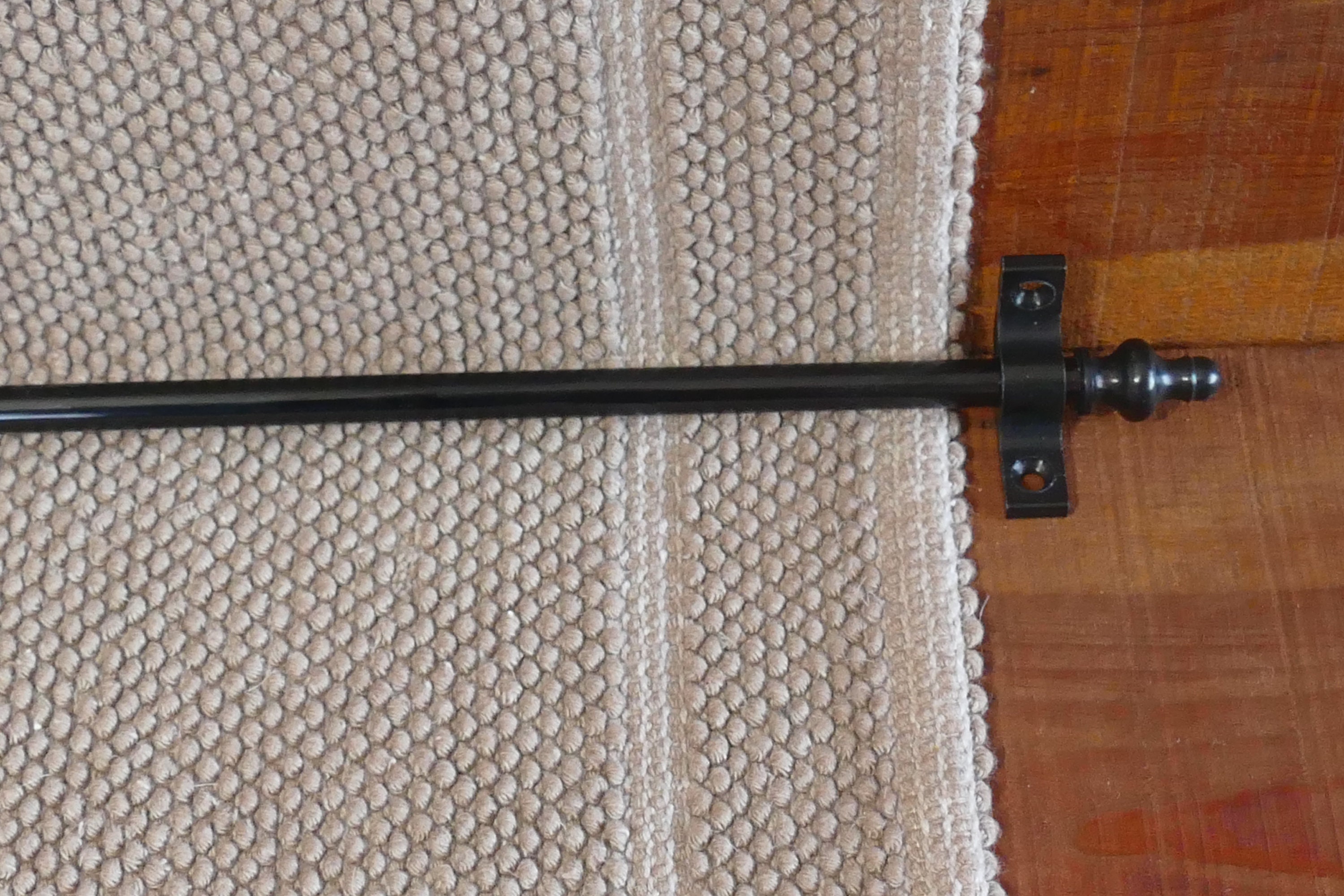 Black Stair Rods,runner Rods,3/8'' Stair Carpet Runners ,hardware Set ...