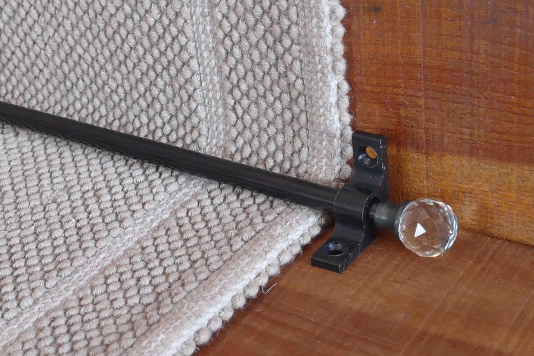 Black Stair Rod,runner Rods,3/8'' Stair Carpet Runners ,crystal ...