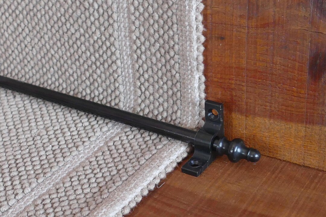 Black Stair Rod,runner Rods,3/8'' Stair Carpet Runners ,hardware Set ...