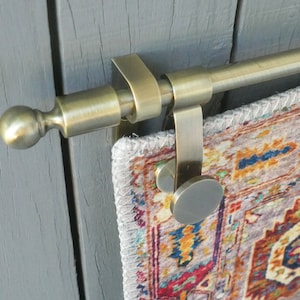 Metal Rug Hanger,quilt Hanger ,hardware Set,wall Rug Holder,tapestry ...