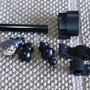 Black Stair Rod,runner Rods,3/8'' Stair Carpet Runners ,hardware Set ...