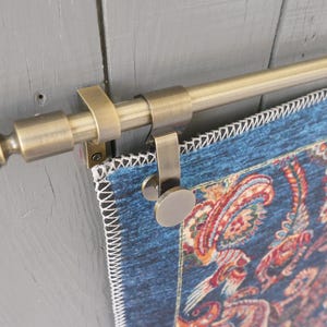 Wall Rug Hanger,quilt Hanger ,5/8 Hardware Set,wall Rug Holder,textiles ...