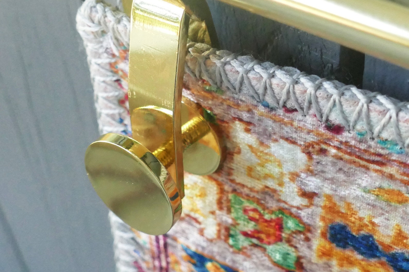 Metal Rug Hanger,quilt Hanger ,hardware Set,wall Rug Holder,tapestry ...