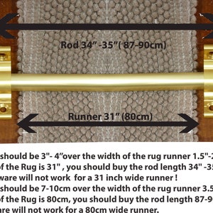 Stair Rod,runner Rods,3/8'' Stair Carpet Runners ,hardware Set,stairway ...