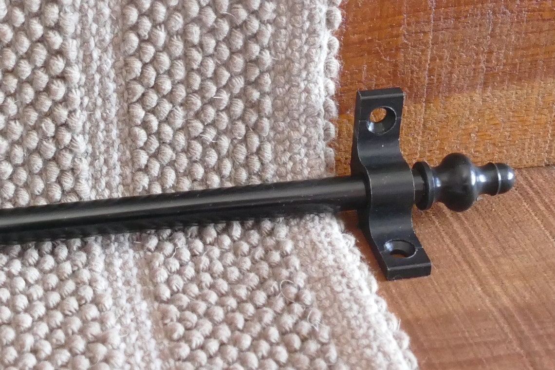 Black Stair Rodrunner Rods3/8'' Stair Carpet Runners - Etsy